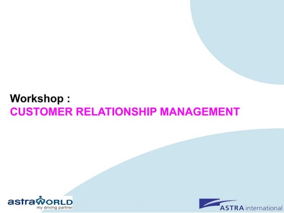 Customer Relationship Management (CRM) | PPTX | Databases | Computer Software and Applications