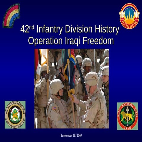 The 42nd Infantry Division and Task Force Liberty in Iraq, 2005 | PPT