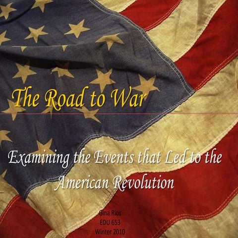The Road to War | PPTX