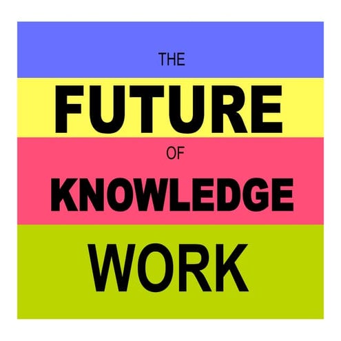 Future of Knowledge Work | PPT | Free Download