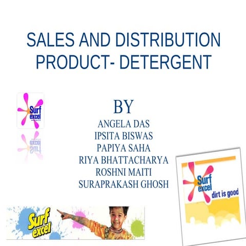 sales and distribution of a profile | PPT