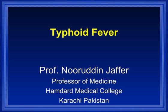 Typhoid | PPTX