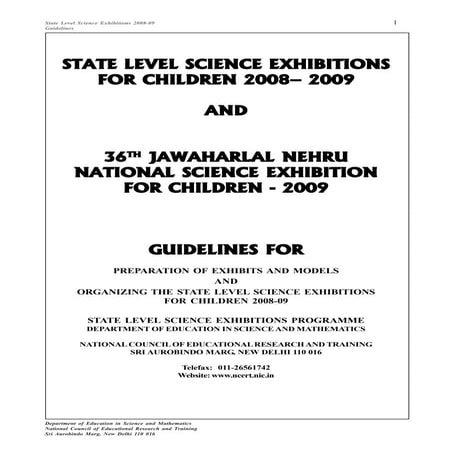 Science Exhibition and it's importance features | PPTX
