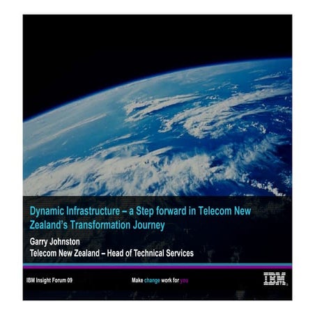 IBM Dynamic Infrastructure - A Telecom Case study | PDF