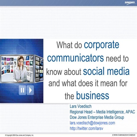 Communications, Social Media & Business | PPT