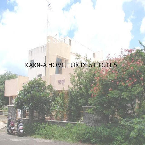 Architectural Design-A home for Destitutes-KARNA | PPT | Adoption and ...