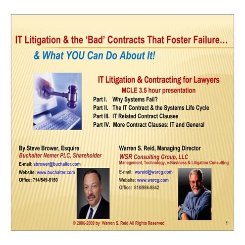 Creating Great Computer & Software Contracts that Protect All Parties | PDF