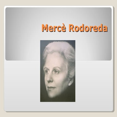 Mercè Rodoreda | PPT