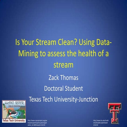 7. Rapid Assessment and Small Stream Impact Score - Bryan Kennedy, EPA ...