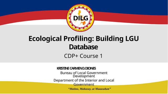ZERO OPEN DEFECATION FOR BARANGAY LGU.pptx