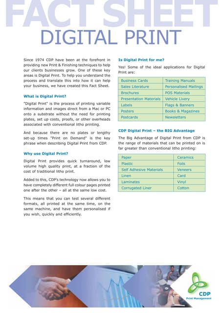 Personalized Print | PDF