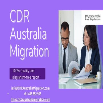 Cdr australia migration | PPT
