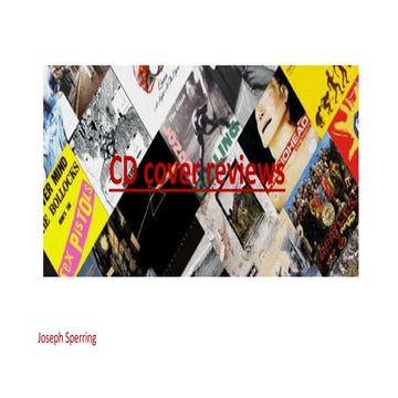 CD Cover reviews | PPT