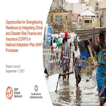 Report Launch: Advancing Climate and Disaster Risk Finance and ...