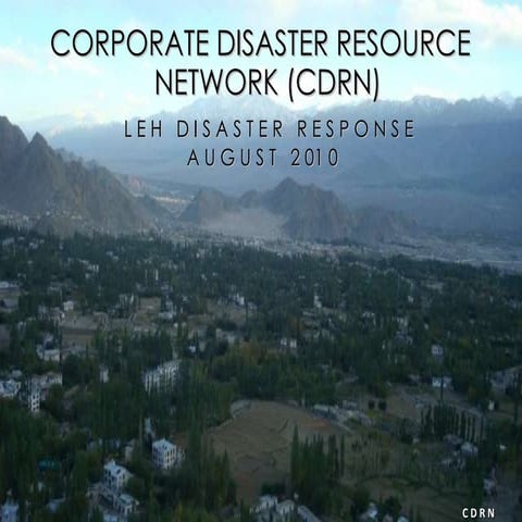 Cdrn leh relief | PPT