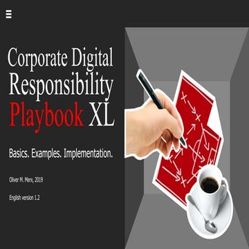 Corporate Digital Responsibility Playbook XL 20191028 en | PPT