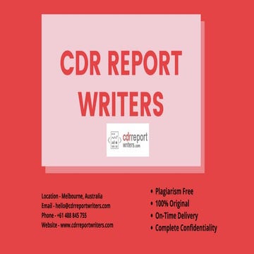 CDR REPORT WRITERS | PDF
