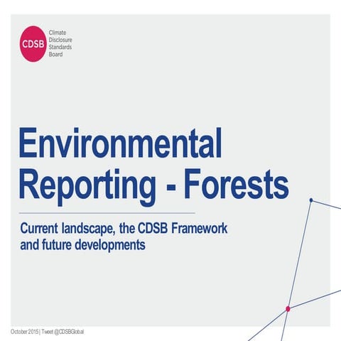 Environmental Reporting - Forests | PPTX