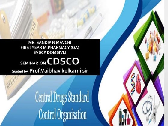 Central drug standard control organisation | PPT