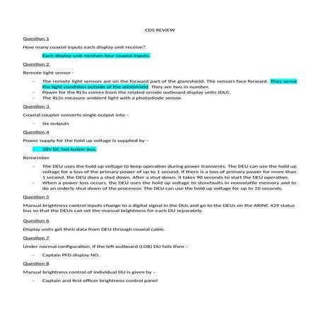 CDS REVIEW.commom display system of b737 | DOCX