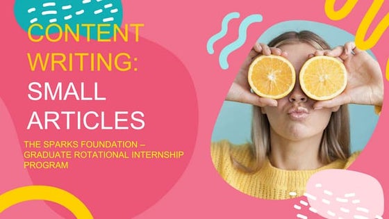 TSF GRIP CONTENT DEVELOPMENT TASK #1 | PPT