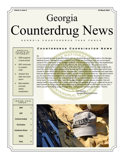 Georgia Counterdrug News | PDF | Crime & Harmful Acts to Individuals ...