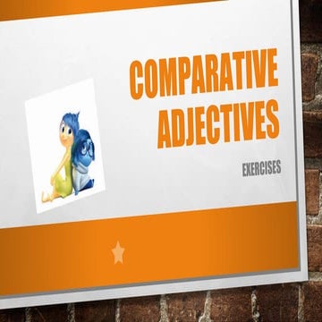 Comparatives classwork | PPT