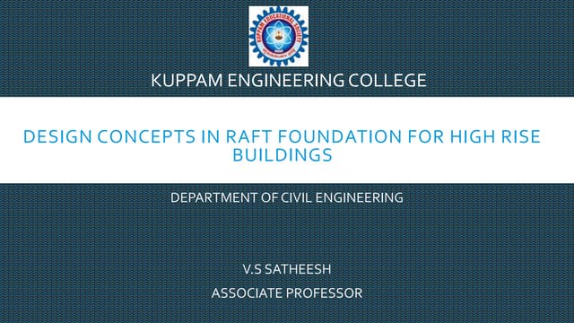 Design calculations of raft foundation | PDF