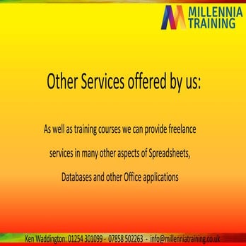 Services offered | PPT