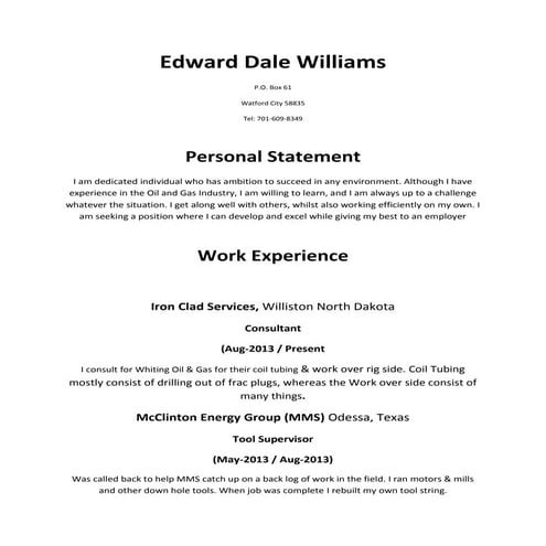 DUSTIN MOORE - INDEED RESUME | PDF