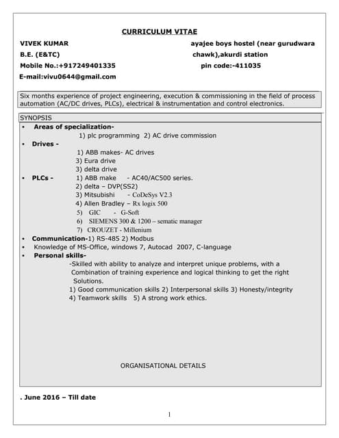 Binod_Resume | PDF