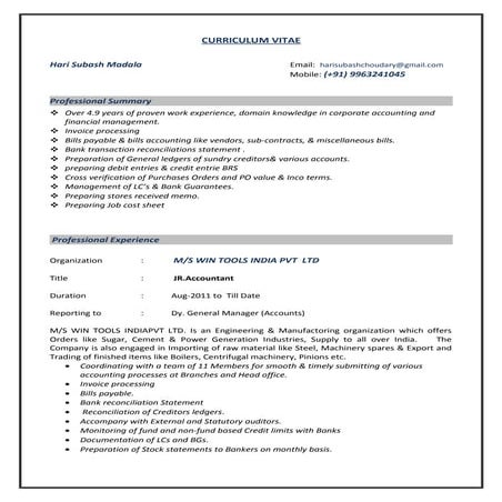 Resume | DOC