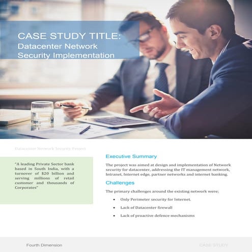 Data Center Security Case-Study | PDF