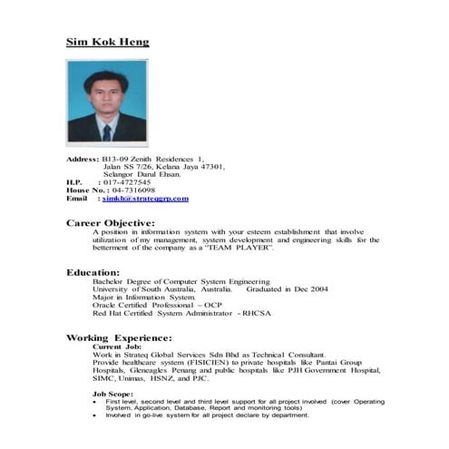 Personal CV 1 | DOCX