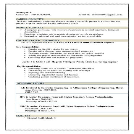 Resume for all | DOCX