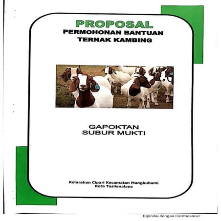 proposal peternakan kambing asfdsfsgsgsg | PDF