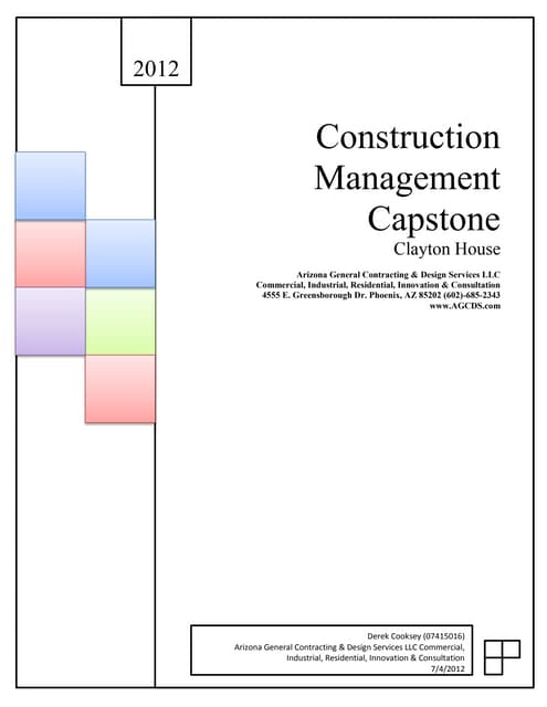 Real Estate Development Financial Feasibility | PDF