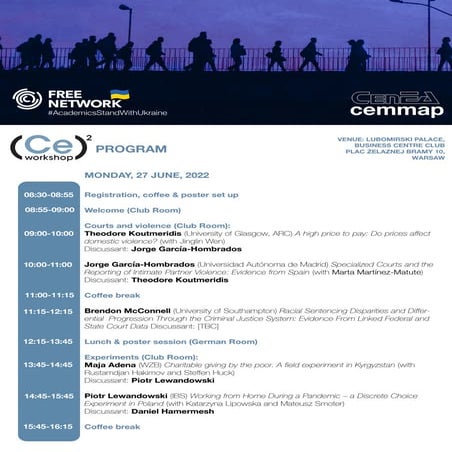 Ce2 Worksop & Conference 2022 Program | PDF