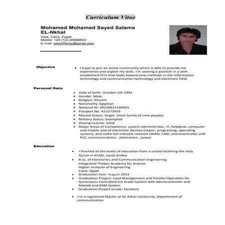 cv | PDF | Computing | Technology & Computing