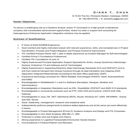 UiPath Developer Resume