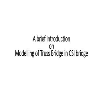 Introduction to c si bridge | PDF