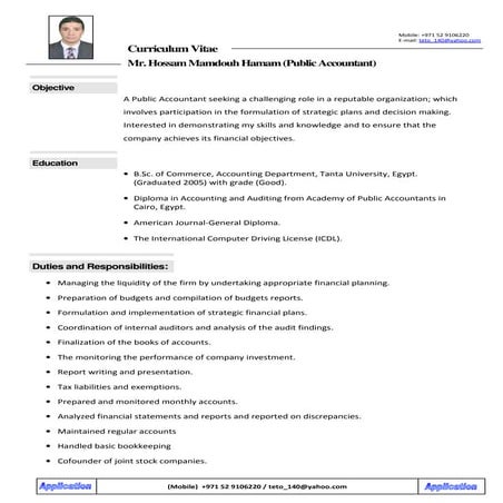 Hossam Mamdouh C.V - 2016 | PDF