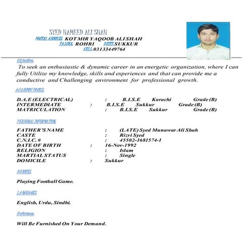 Zeeshan Akhtar - CV (1) | DOC