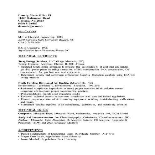 Frank resume 20150707 | PDF