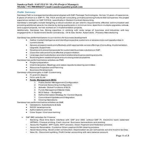 Resume Sandeep Patil Docx