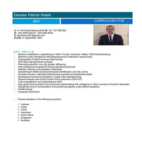 CV Wayne Marston | DOCX