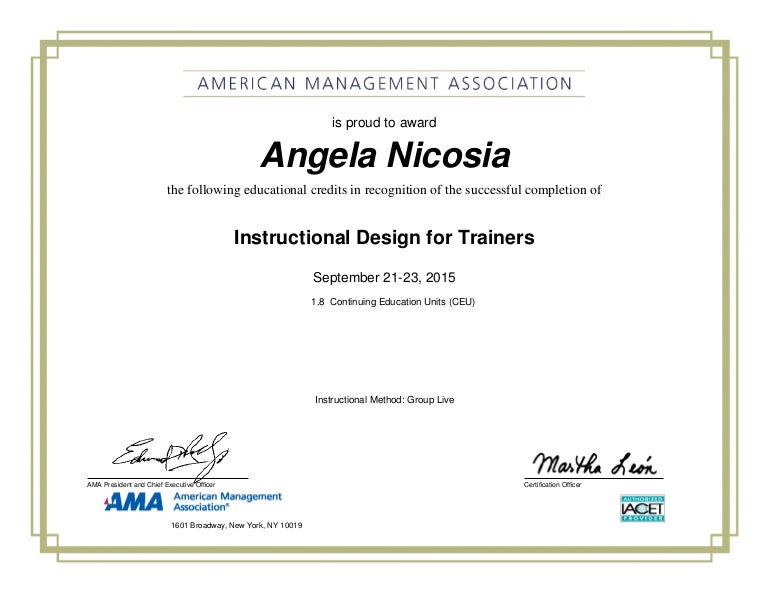 CEU_Certificate_for AMA Course