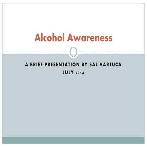 Alcohol Awareness | PPT