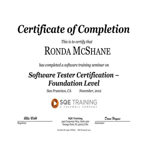 DBA Cert | PDF
