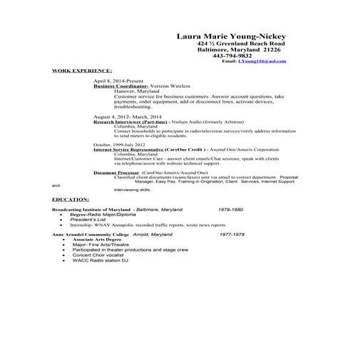 K Gonsowski Resume Final | PDF
